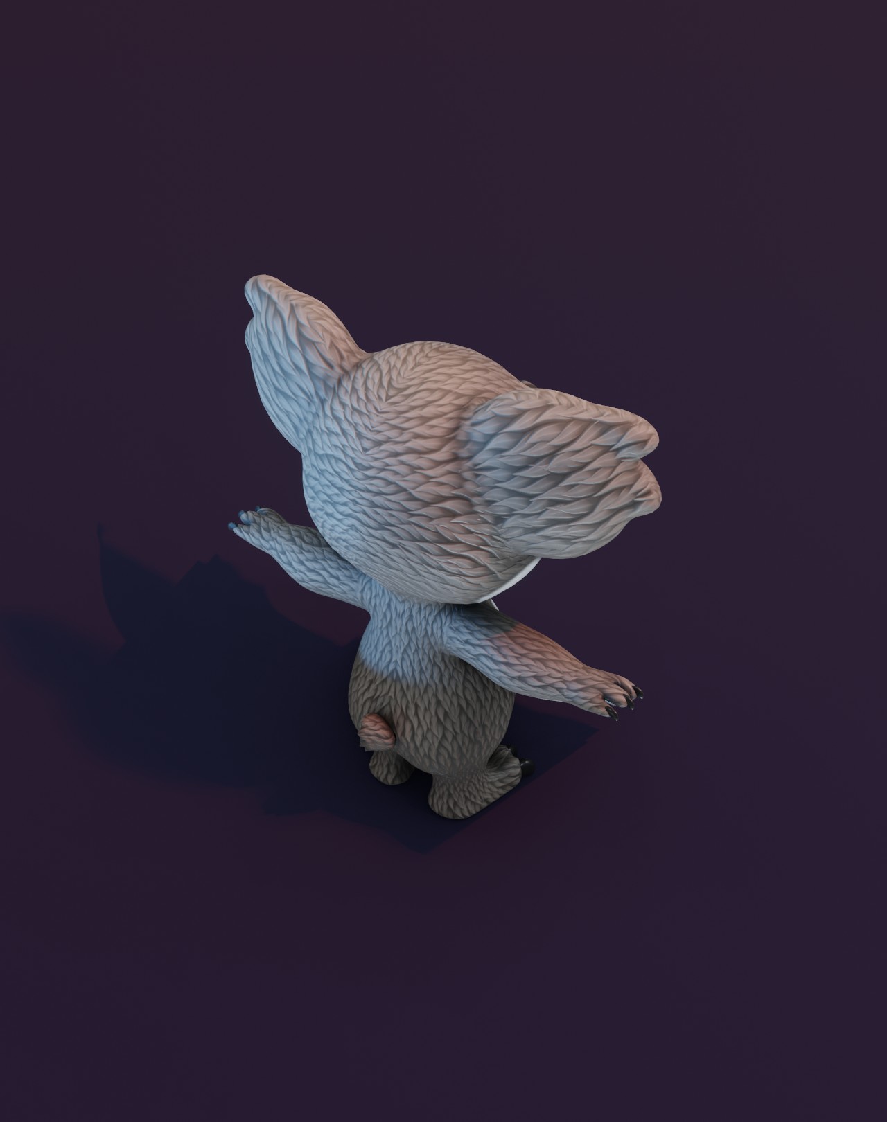 Cartoon Koala Animated 3D Model by 3DDisco