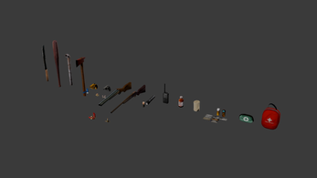 PSX Low-Poly Survival Props Pack by Aquicor