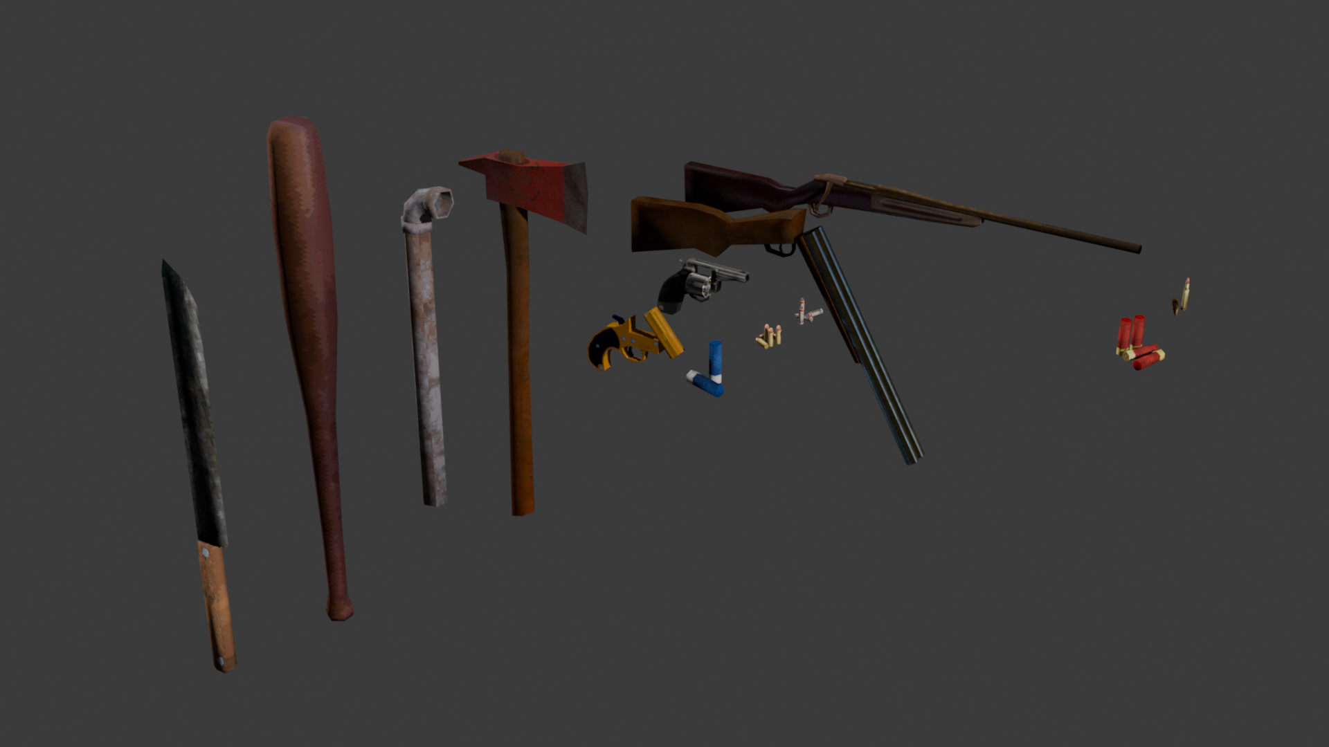 PSX Low-Poly Survival Props Pack by Aquicor