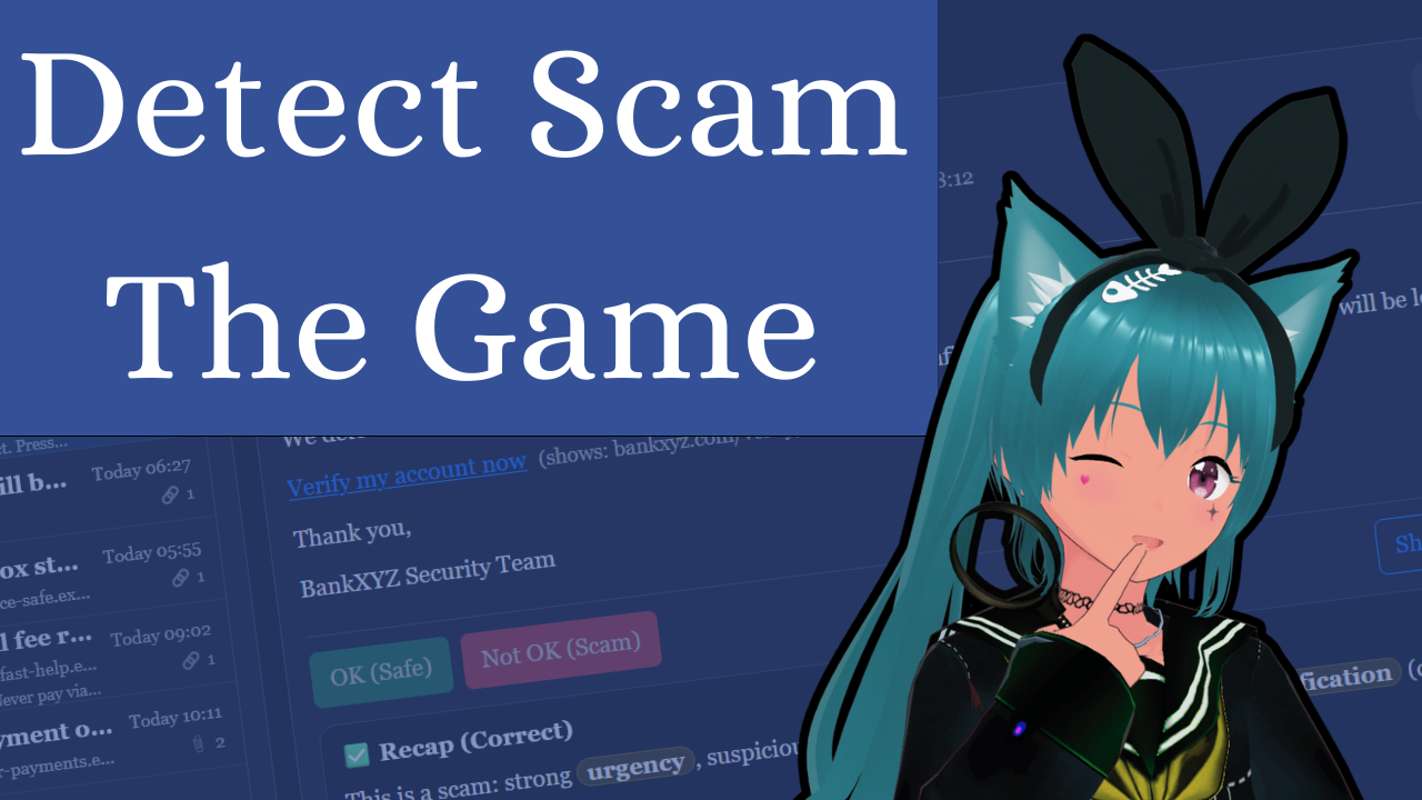 Detect Scam — Phishing Email Inbox Simulator (HTML5 Training Game) by ...