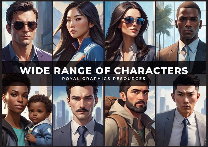 Modern Portraits by Royal Graphics Resources