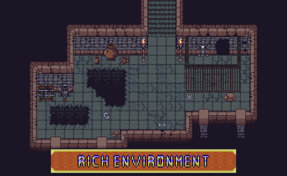 Cat Fantasy - Tile Set: Dungeon by Carlos Zepter