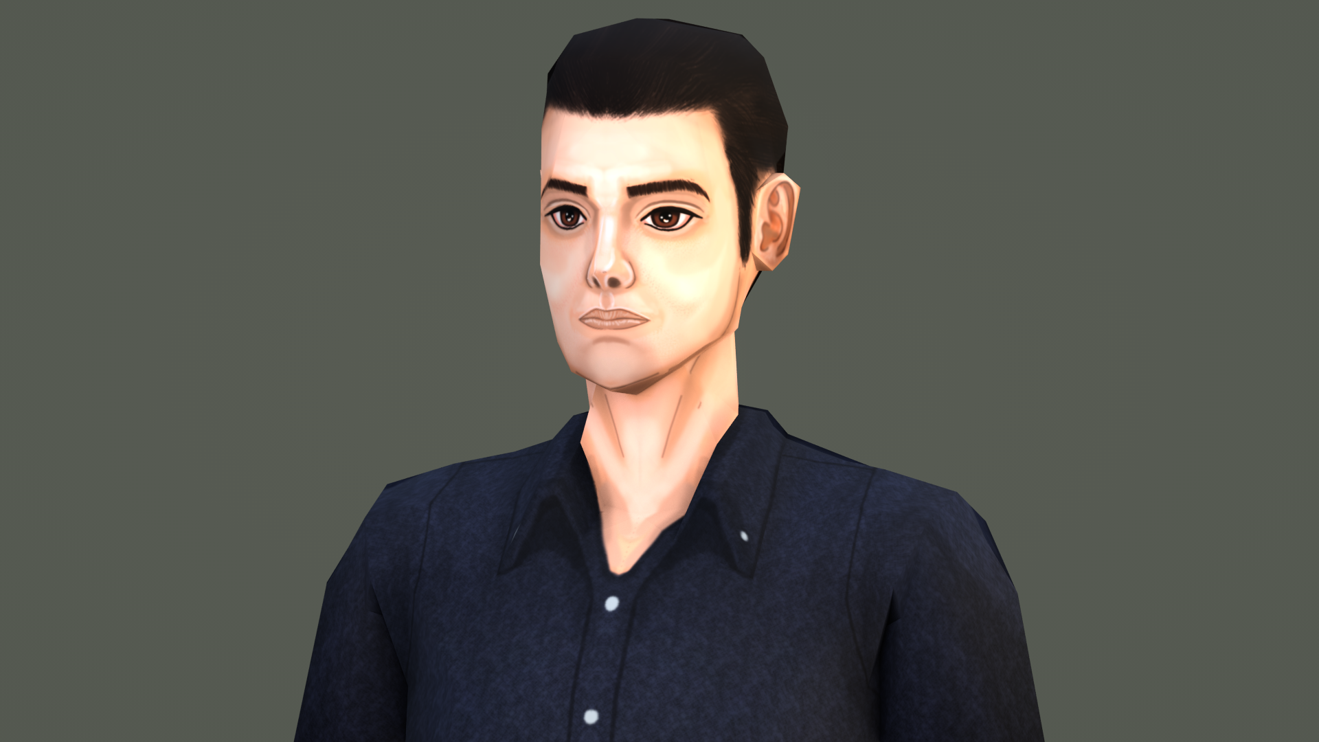 PSOne Style – Male Character 01 by ManNeko