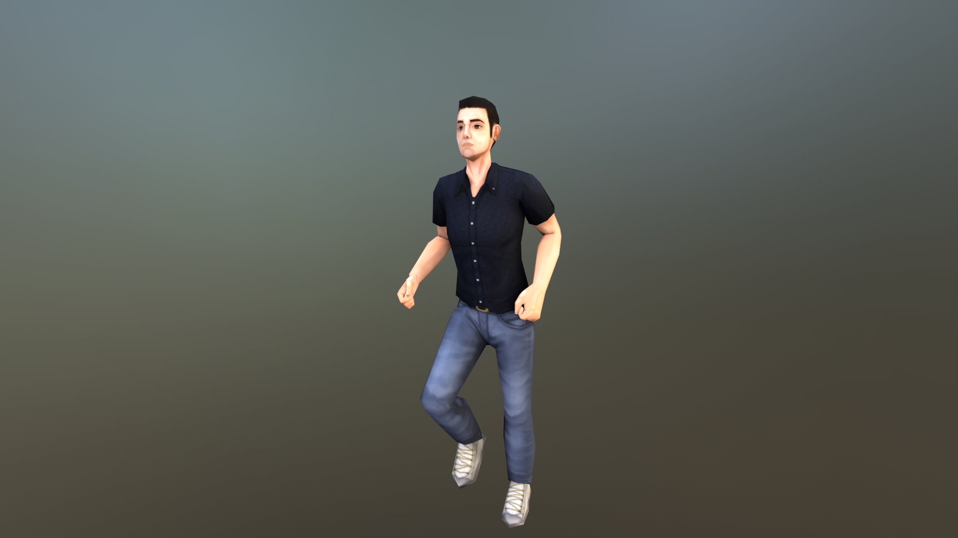 PSOne Style – Male Character 01 by ManNeko