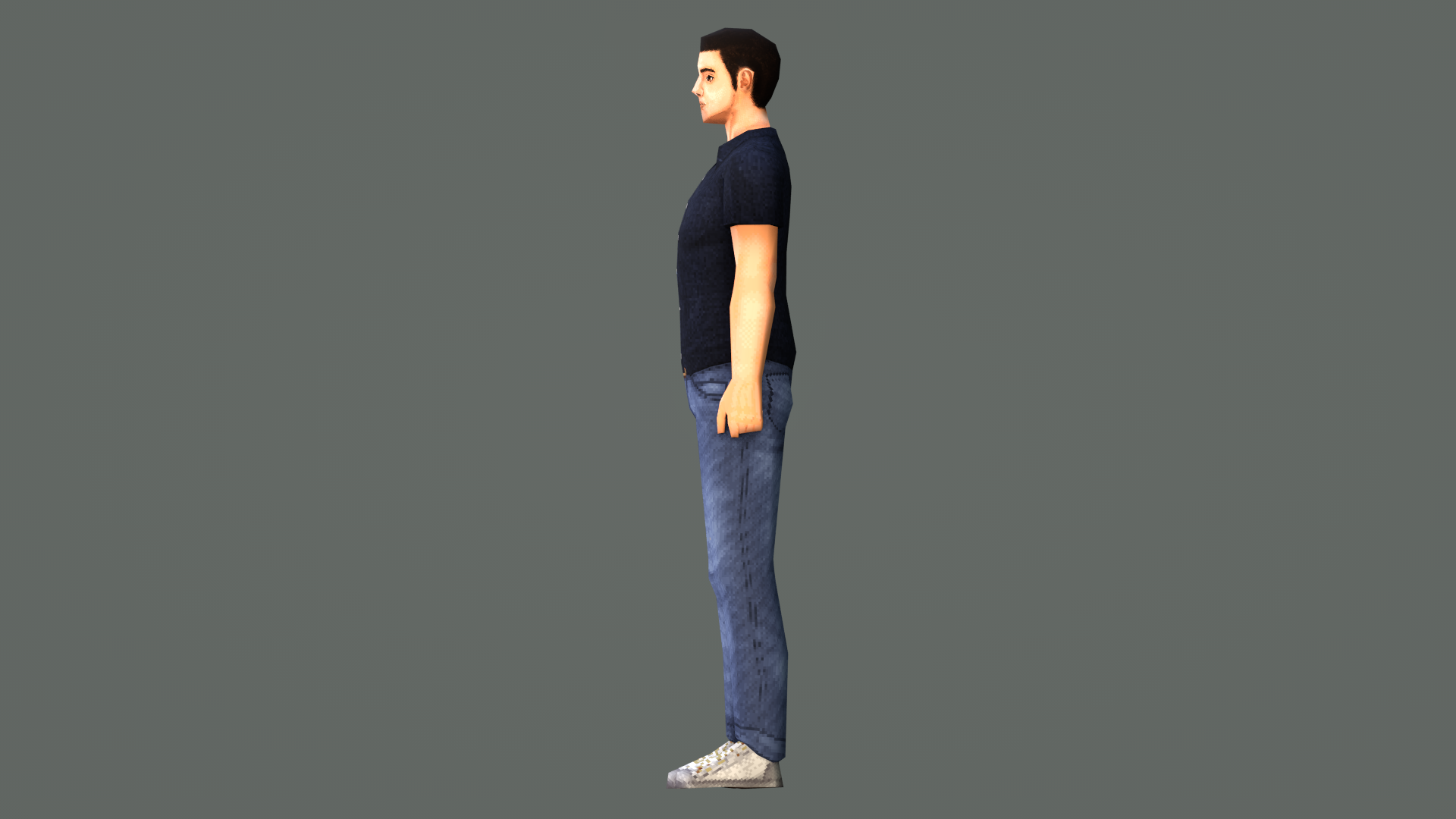 PSOne Style – Male Character 01 by ManNeko