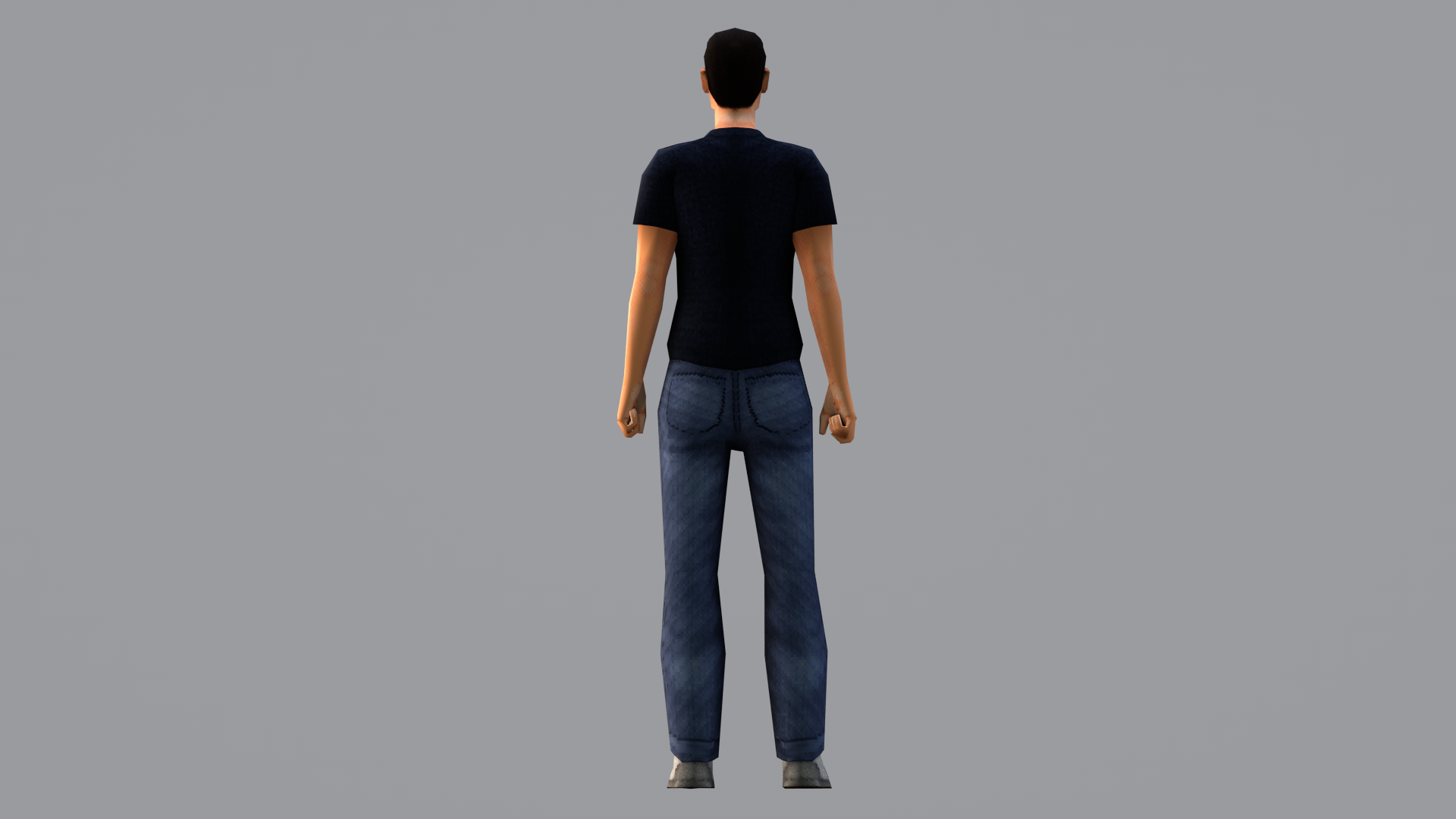 PSOne Style – Male Character 01 by ManNeko