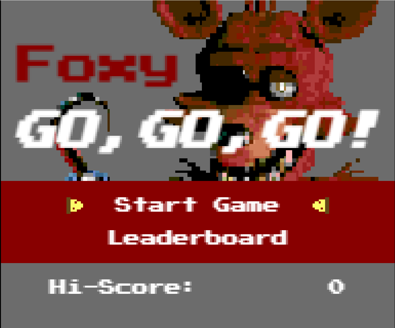 Foxy, GO, GO, GO! by Jowski for FNAF Minigame Game Jam - itch.io