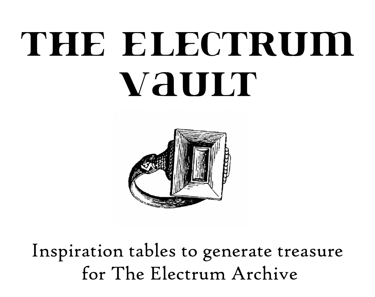 The Electrum Vault by Idyll Games