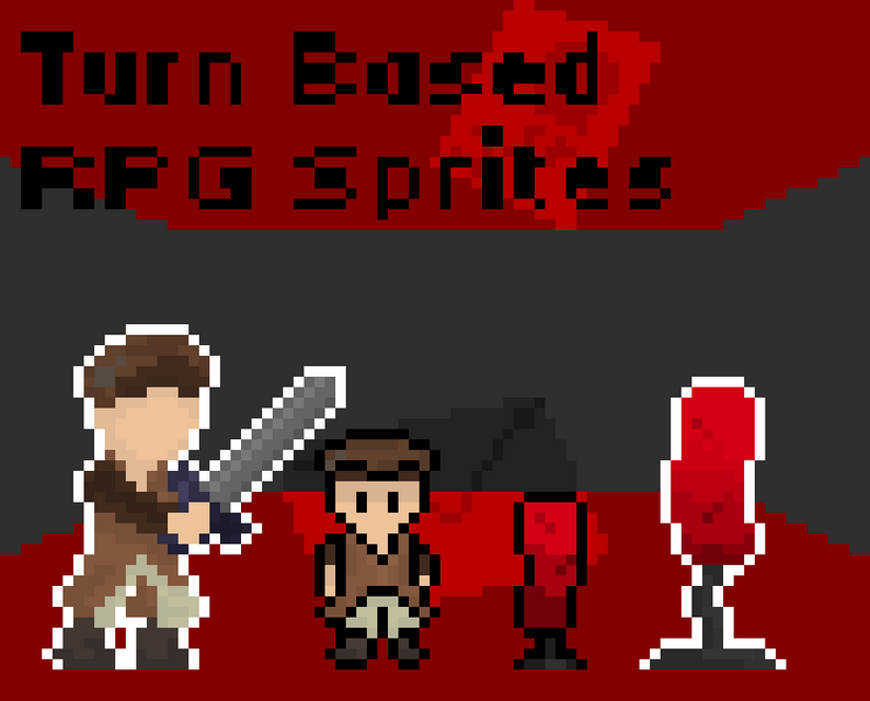 Simple Turn Based RPG Sprites by PixelGeck0