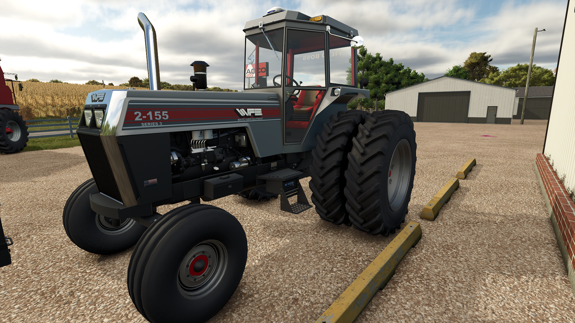 White Field Boss and Workhorse FS25 by Borrowed Parts Modding