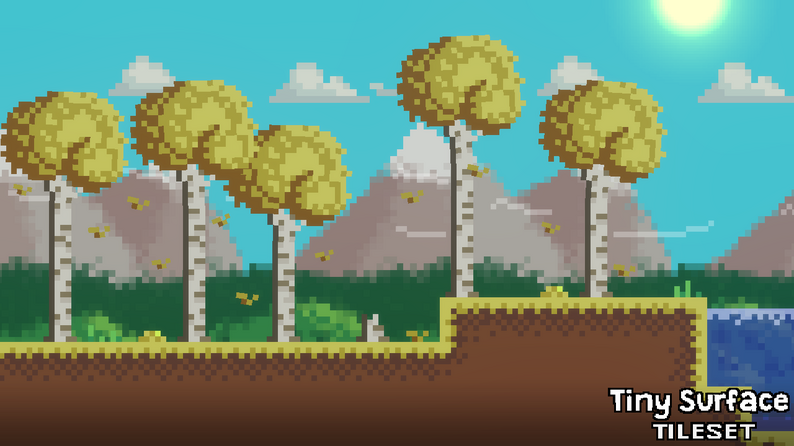 Tiny Surface 8x8 Tileset by PrototypeGames
