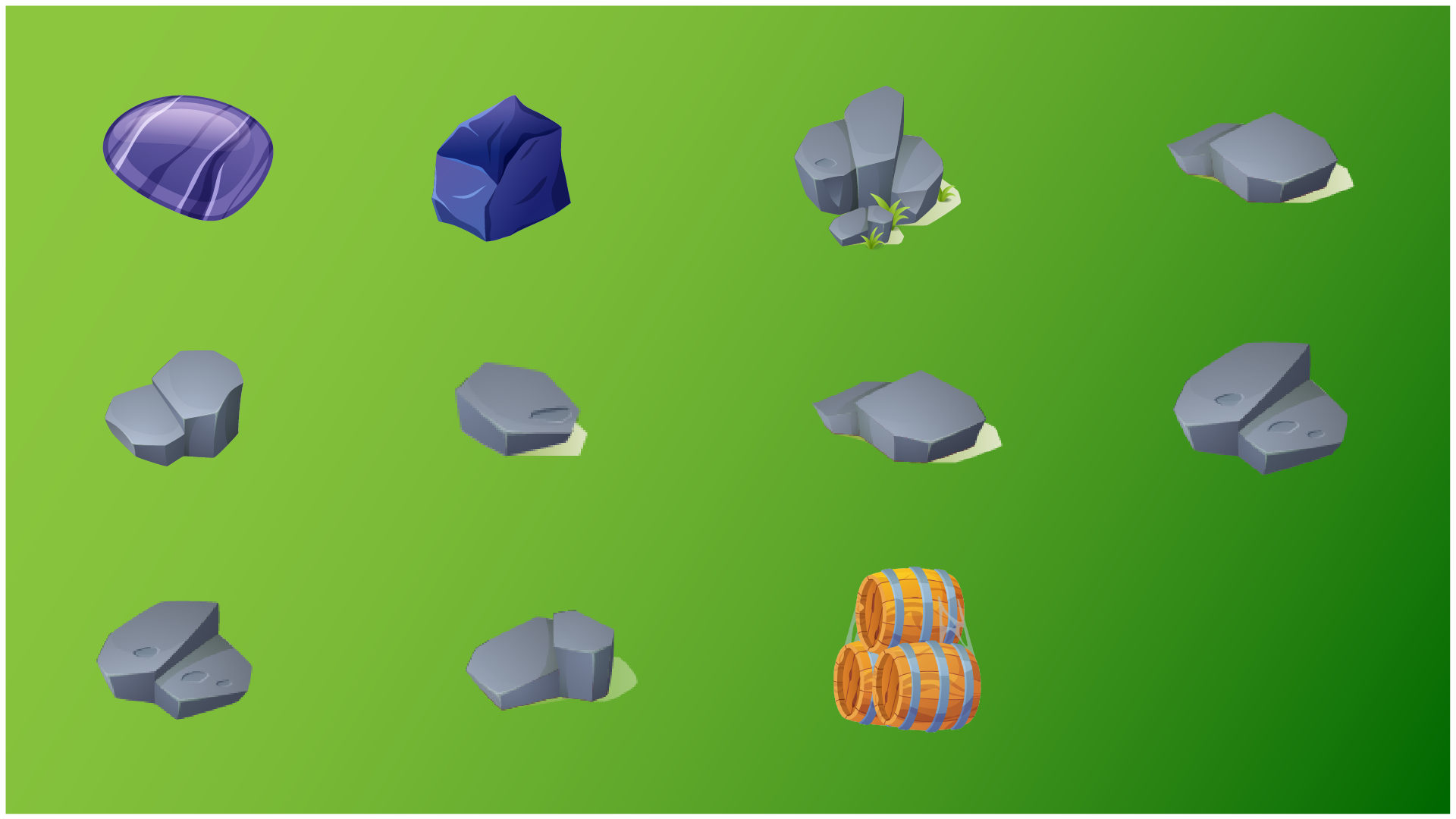 Isometric Park Environment Kit by AIRIDEV