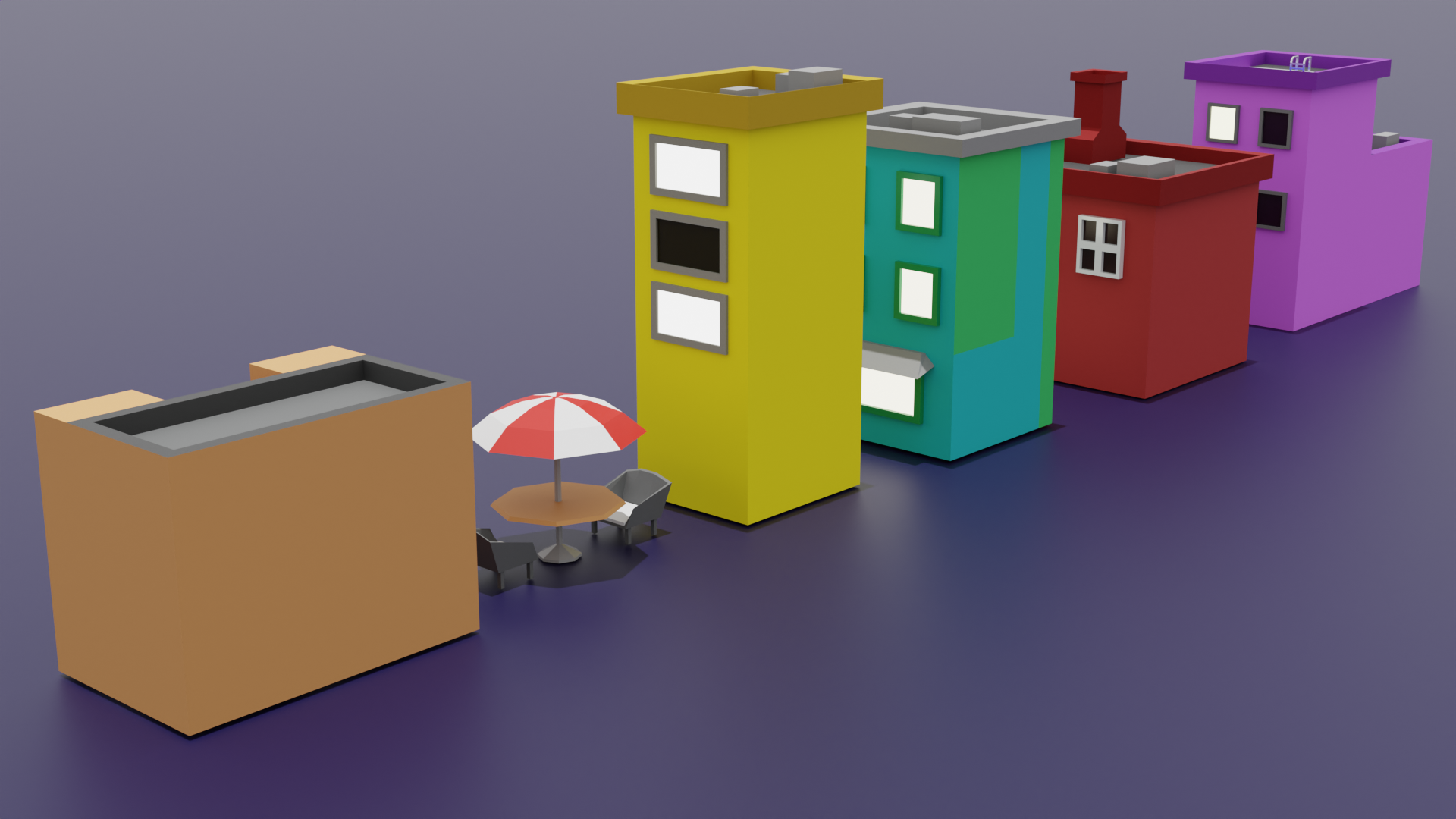 Low Poly City Buildings Pack – Game Ready 3D Assets (Unity,Unreal ...