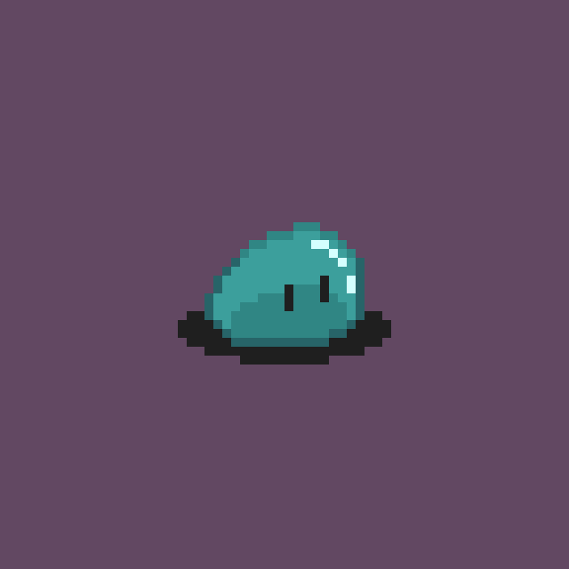 Pixel Art Slime by tecopena
