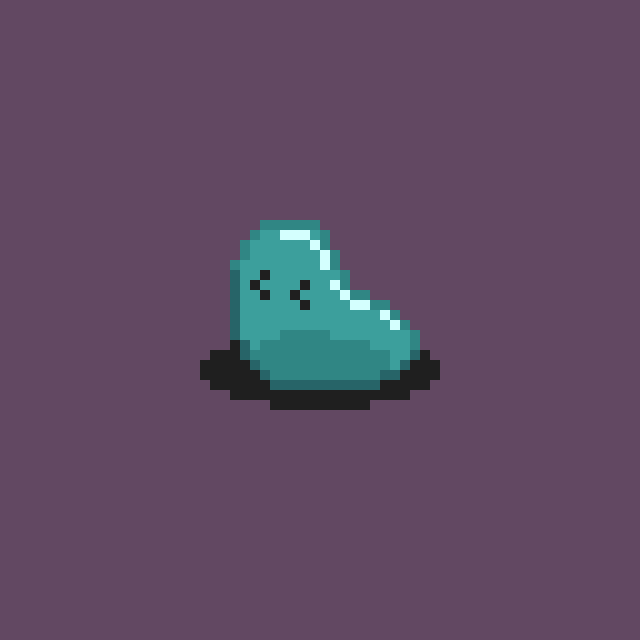 Pixel Art Slime by tecopena