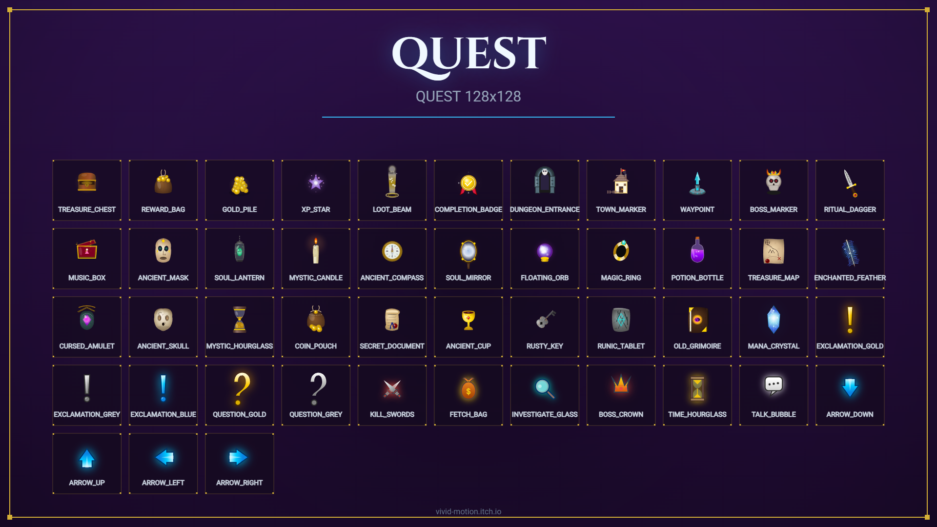 Vivid Motion : 500+ Animated RPG Icons by Vivid Motion