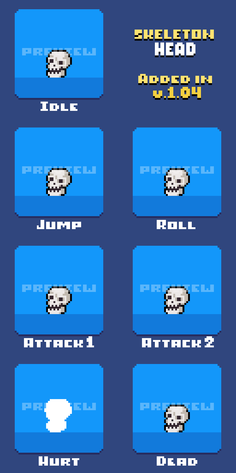 New Skeleton Type: HEAD - Skeleton Pack by Phewcumber