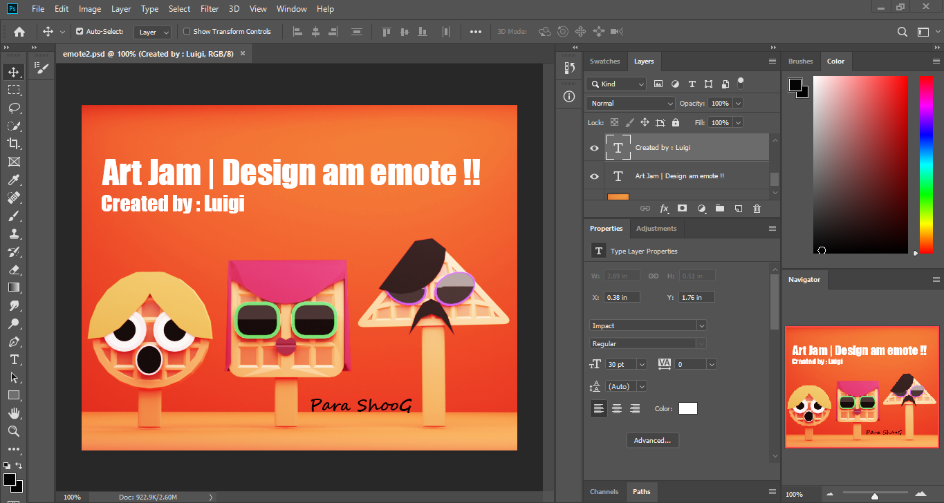 Waffle Emote!! by Para ShooG for Art Jam - Design an Emote - itch.io