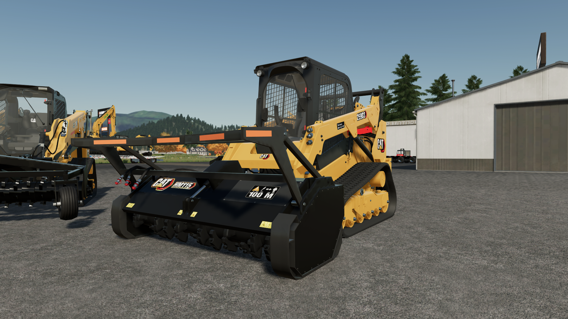 Cat HM115 Mulcher by The Ontario Landscaper