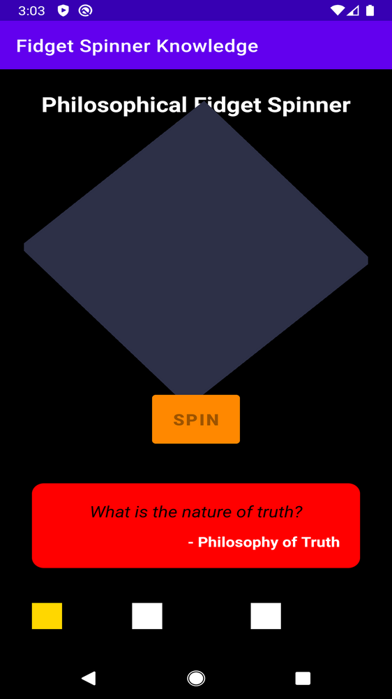 Fidget Spinner of Philosophy by woodensoftwaredevelopment