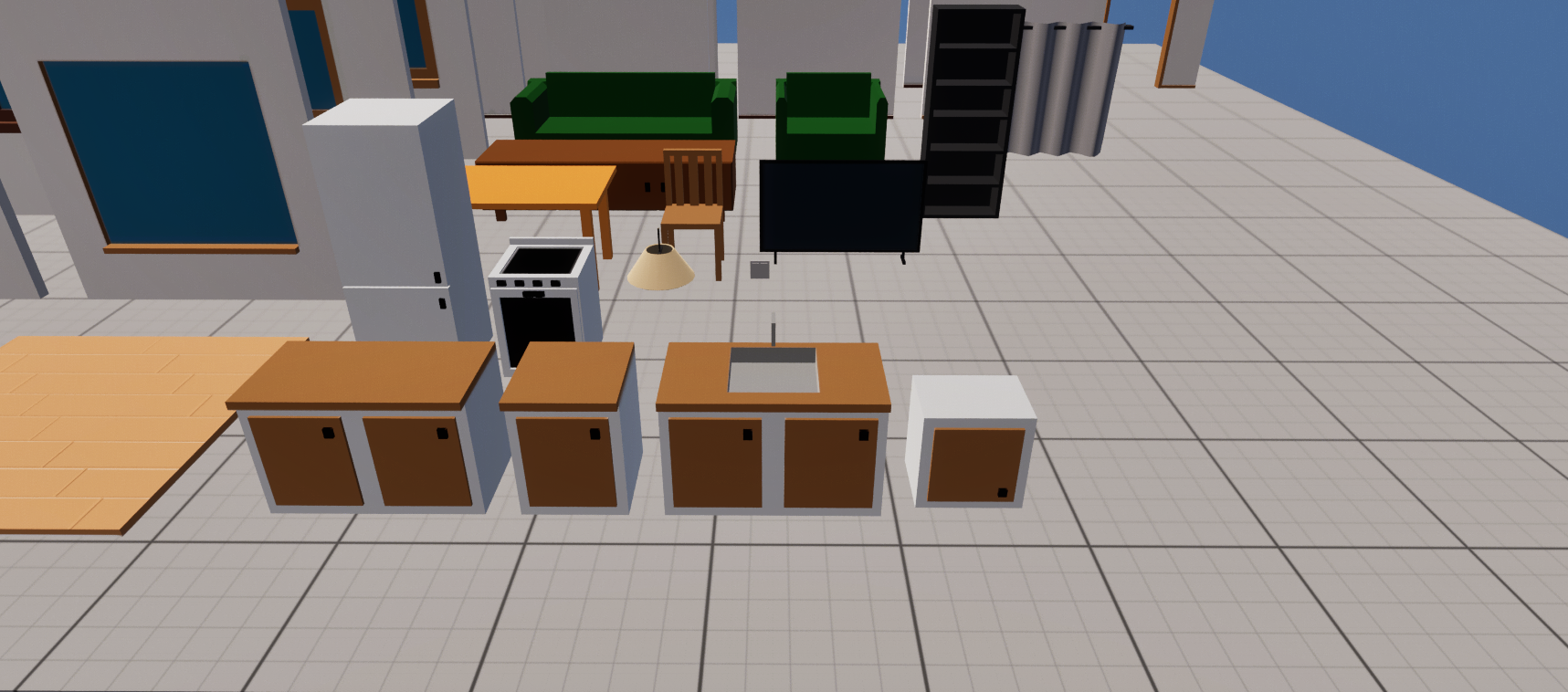 Modular House Asset Pack w/Interaction by Harvey Frankland