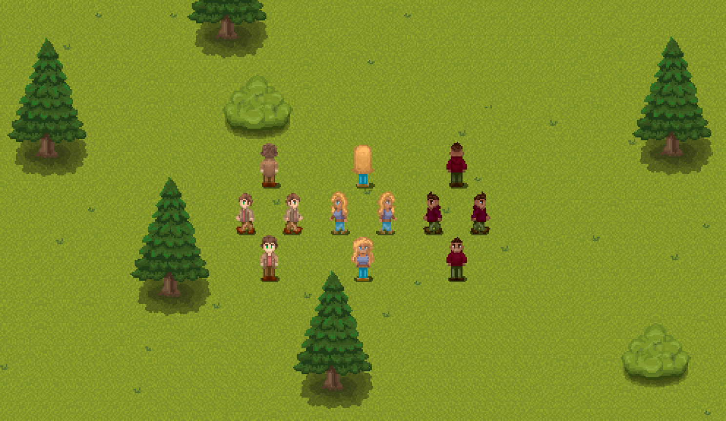 Pixel NPC Pack – Animated Idle & Walk Characters (Top-Down) by Biruk Okami