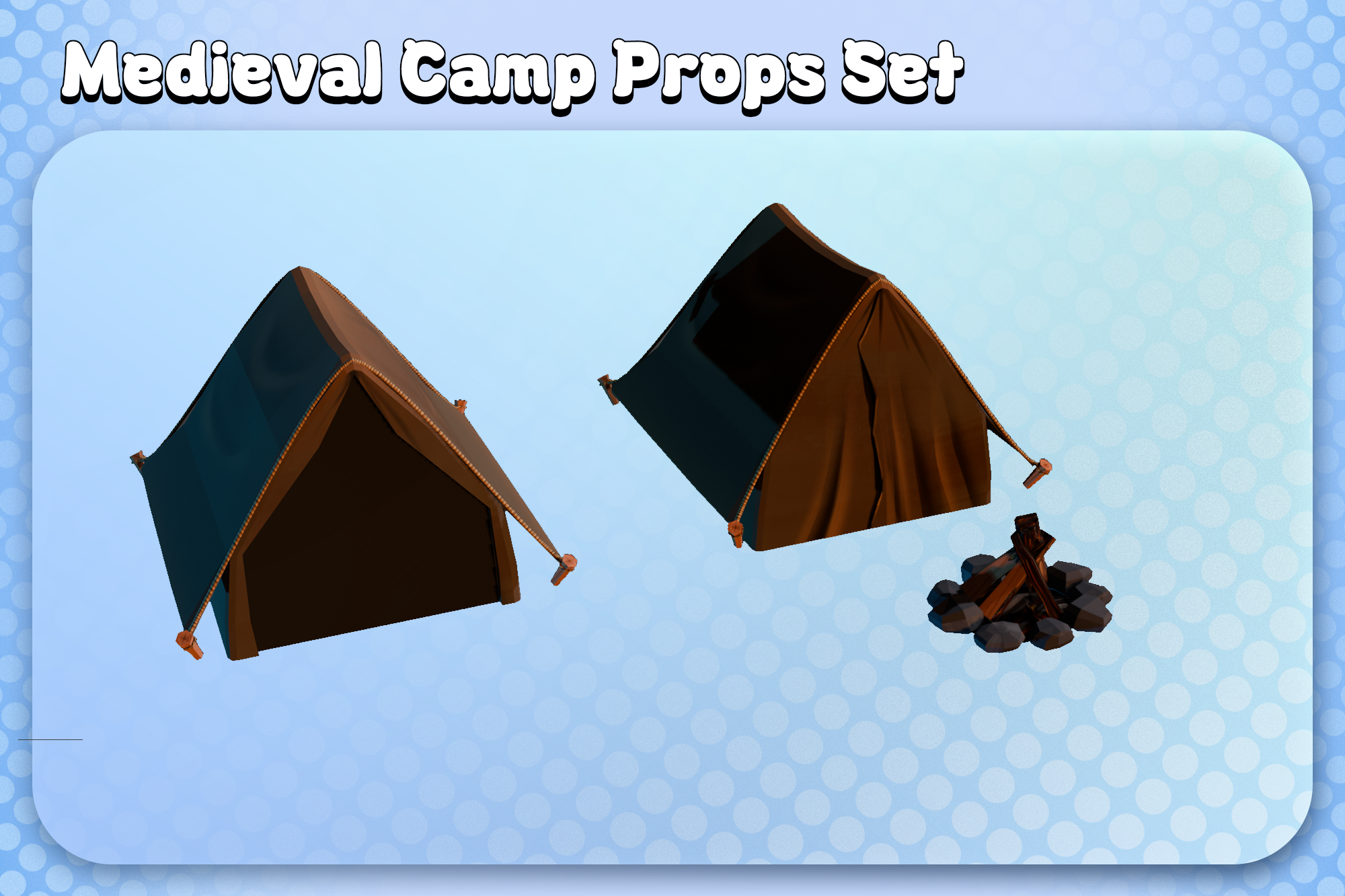 Medieval Camp Props Set by DoodleDwarf