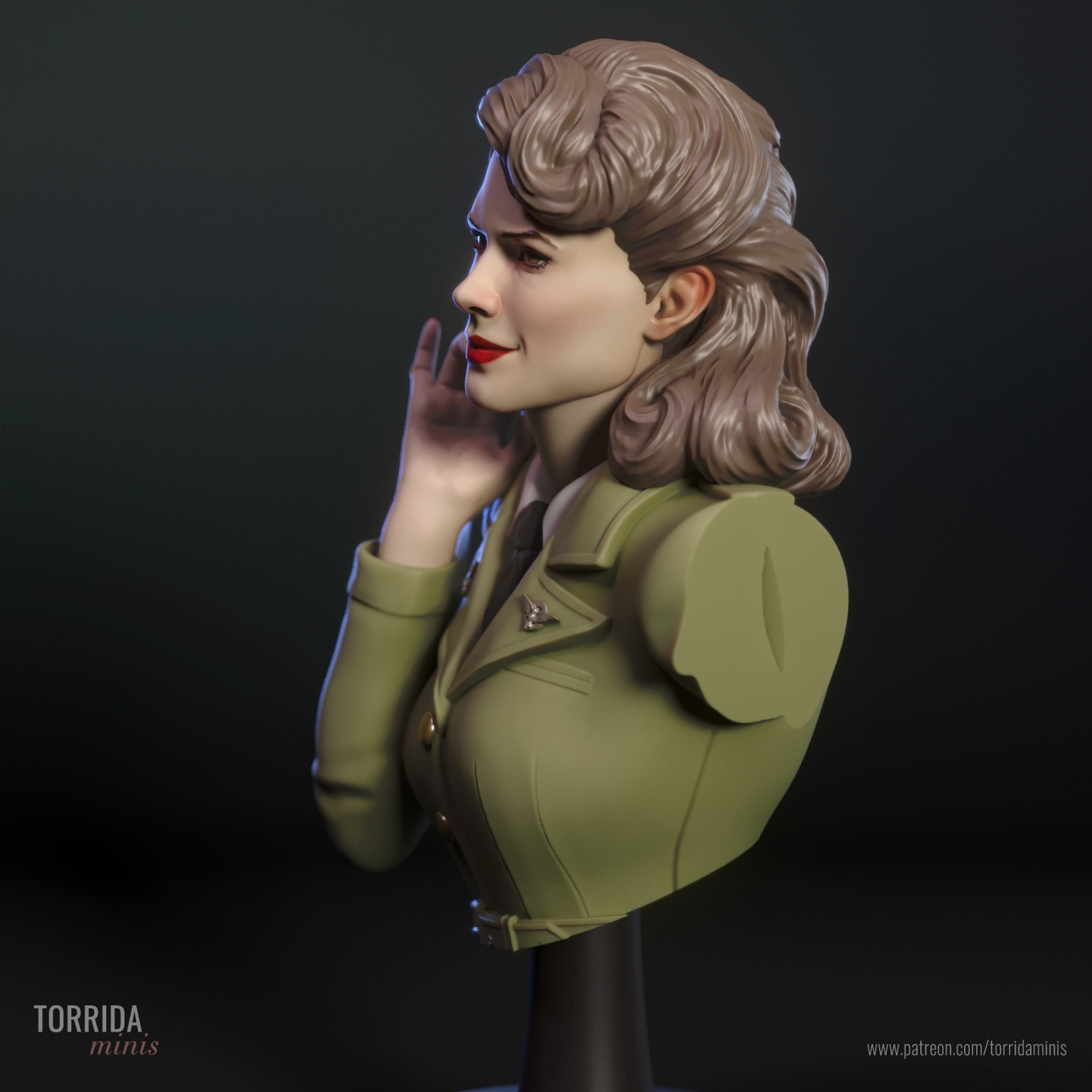 202601 - Peggy Carter bust by Torrida Minis