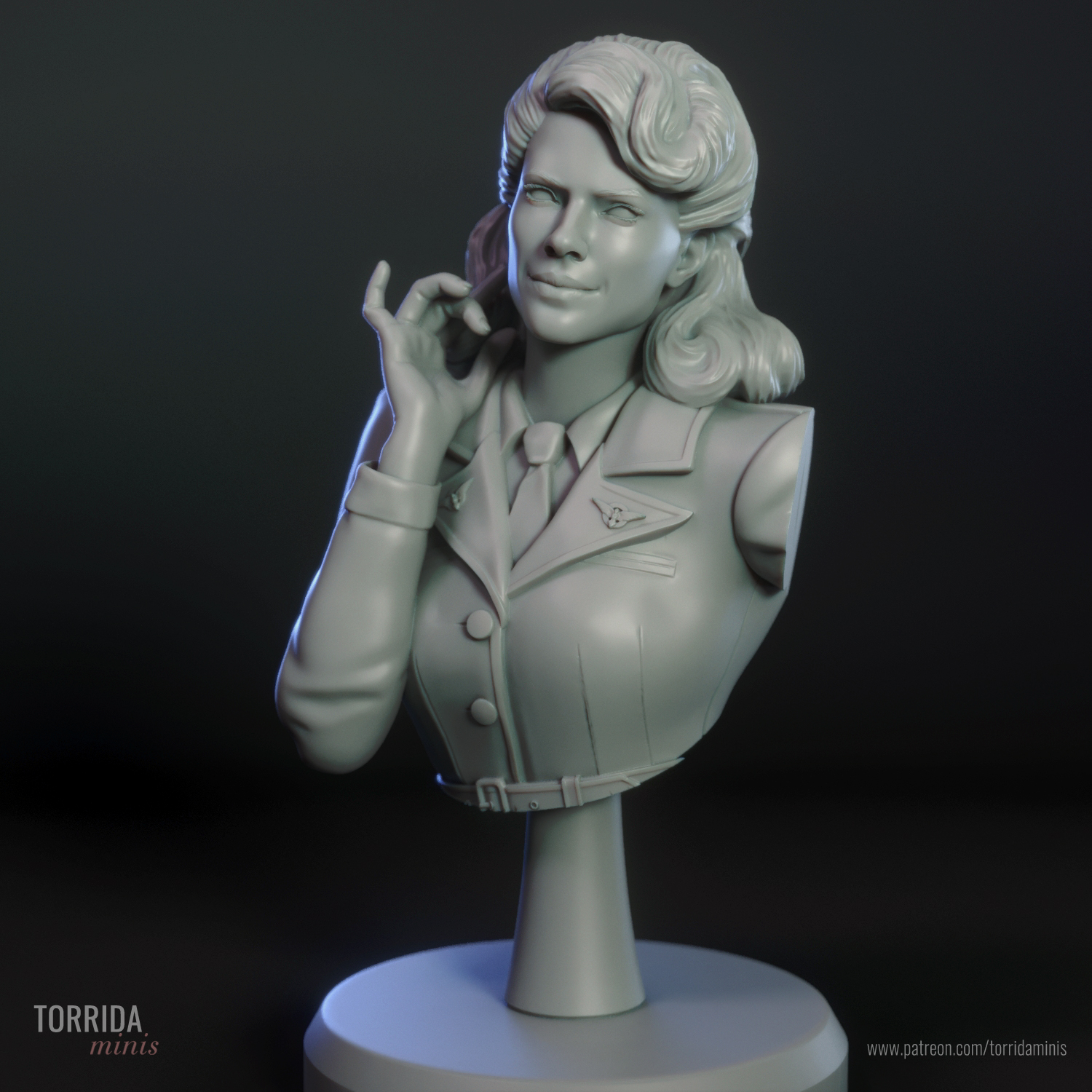 202601 - Peggy Carter bust by Torrida Minis