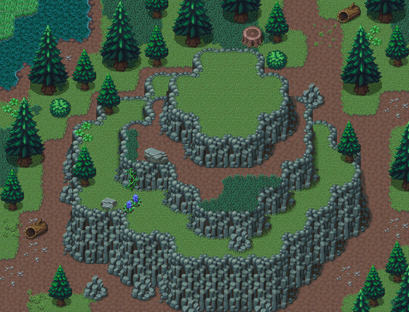 Northern Woodland - Outdoor RPG Tileset by Hypnobius