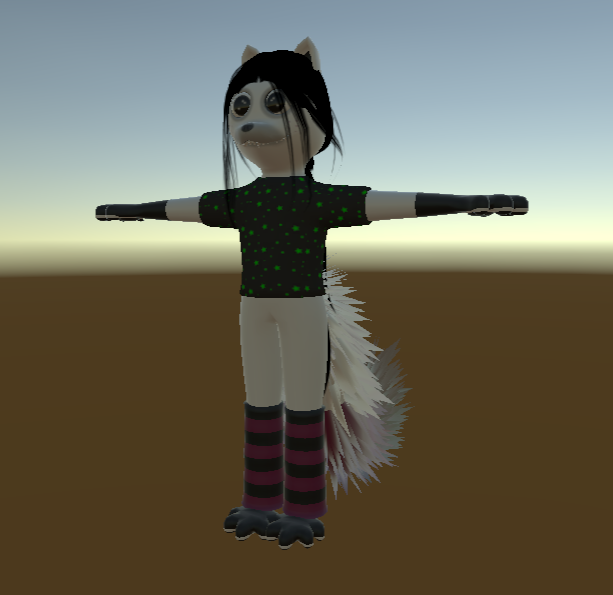 Cute Chibi Furry VRCHAT Avatar Base by Kat