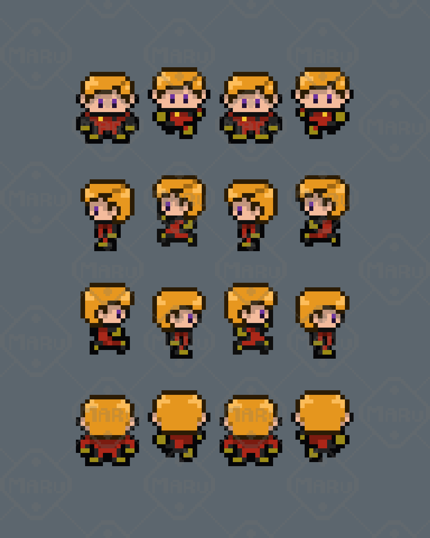 Sci-Fi Characters & Robots Bundle – 12 Animated Top-Down Pixel Art ...