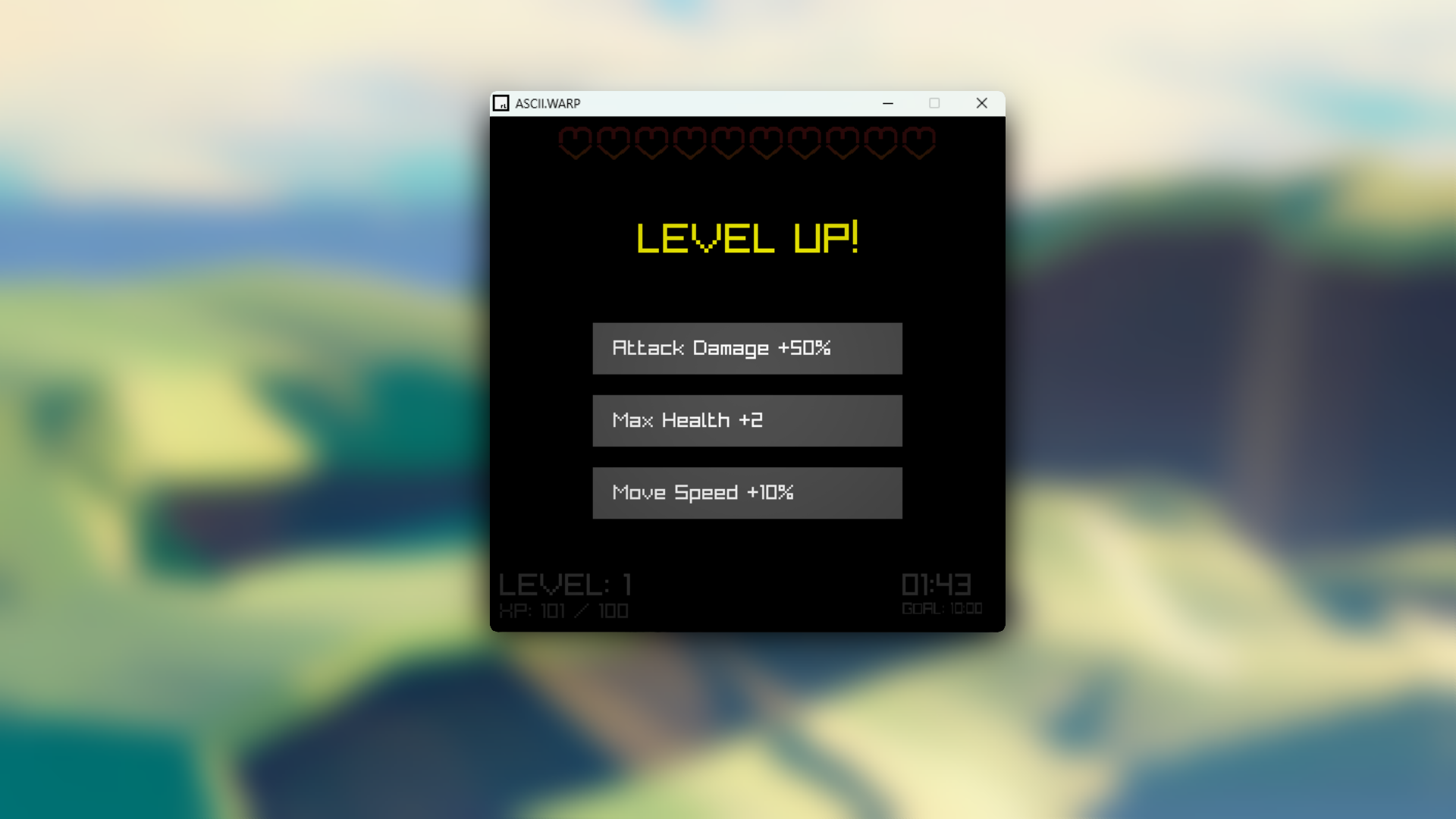 ASCII.WARP by althruist