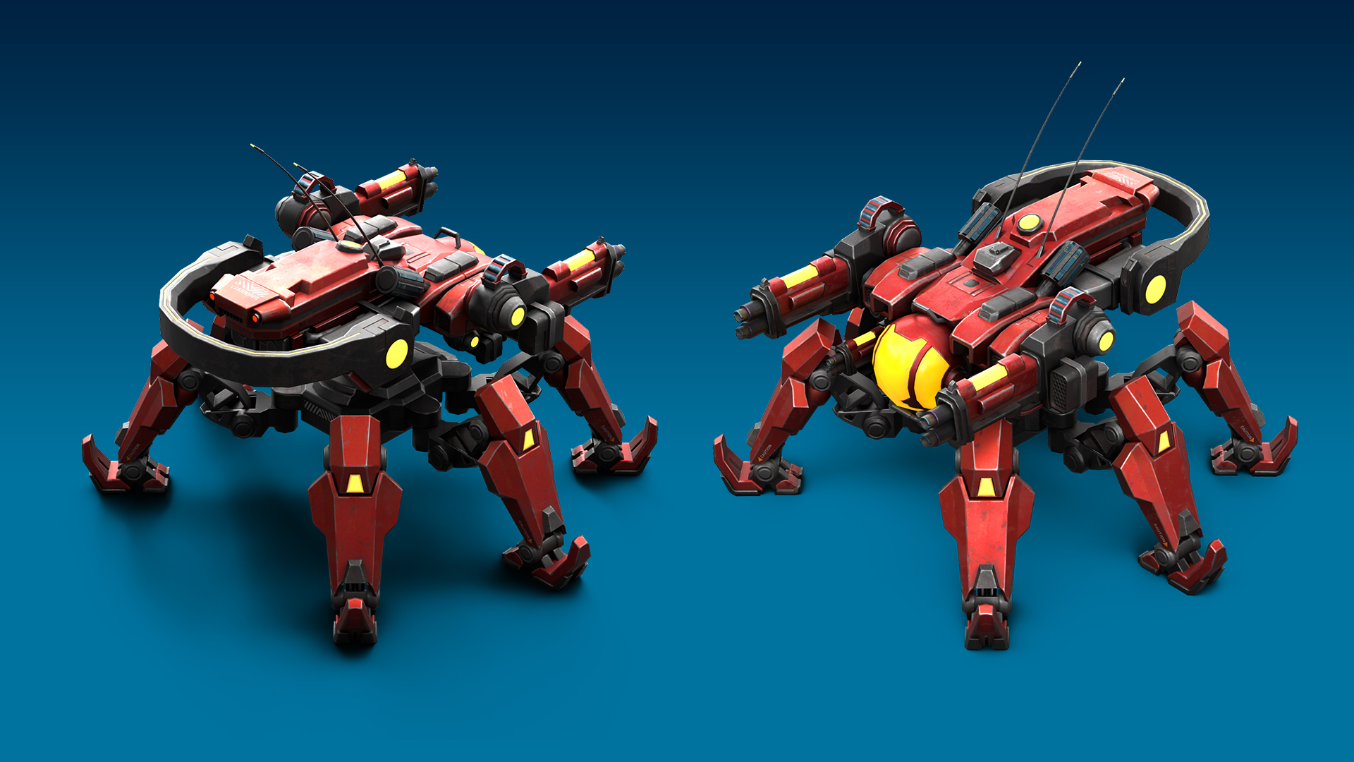 Stylized Sci Fi Mech Robot Asset by RetroStyle Games
