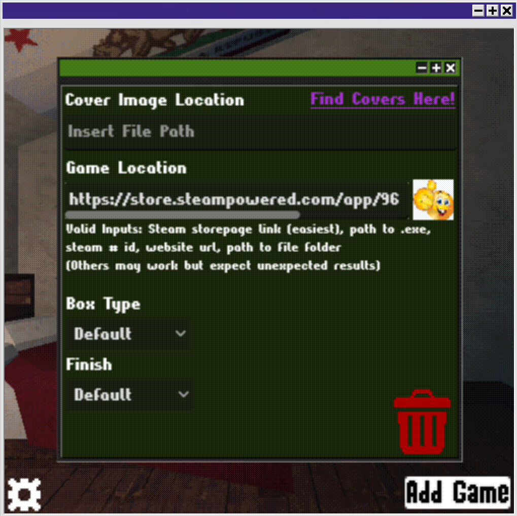 Crow's Custom Game Library Launcher Thingy by Crow & Co. Games