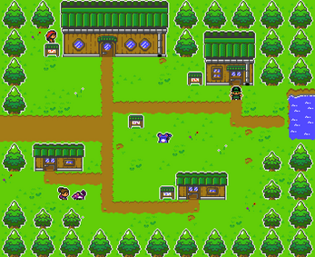 Pokemon-like Top Down Tile Set. 16x16 by maciaz