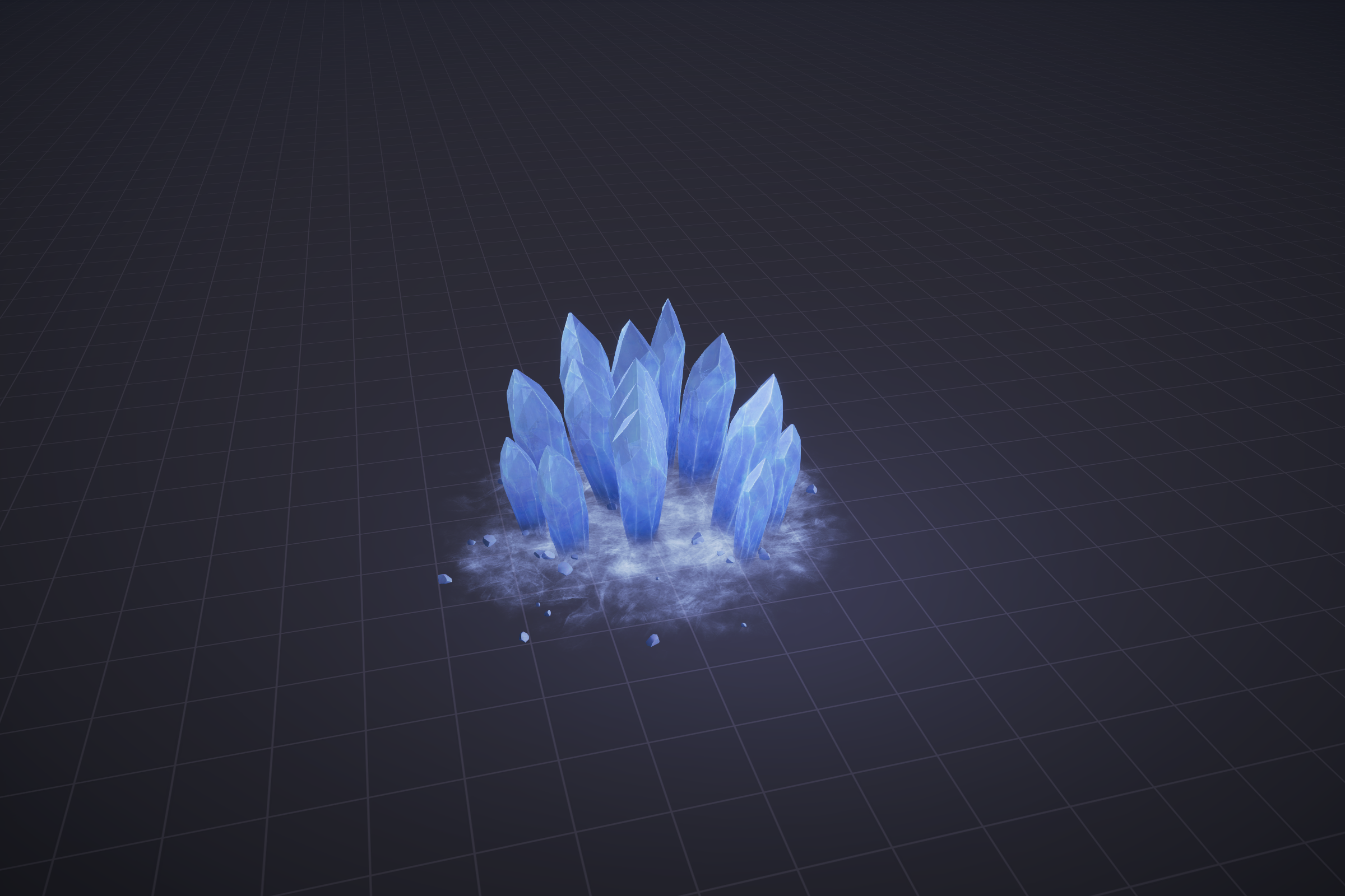 Stylized Ice Impact VFX For Unity by FlexUnit