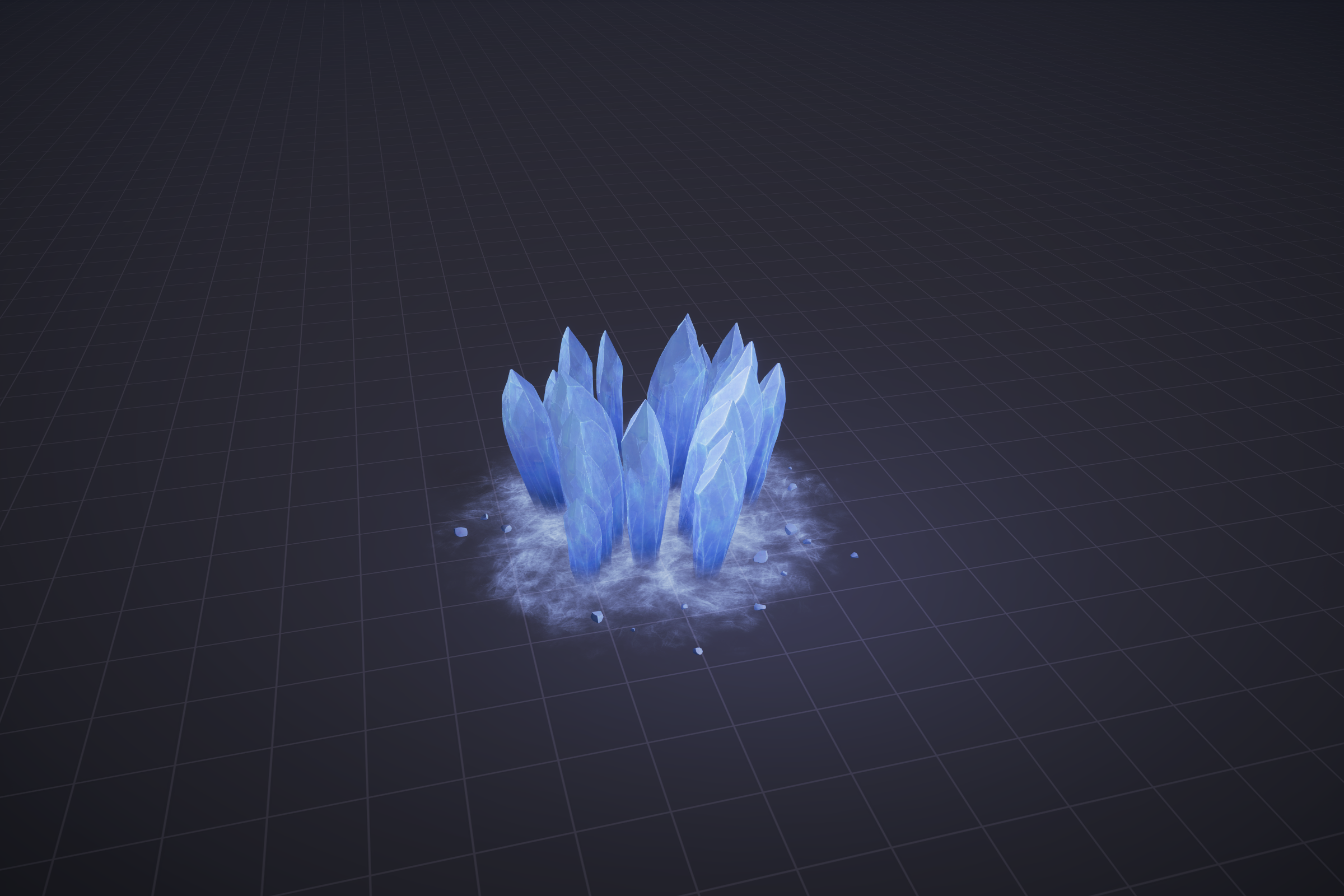 Stylized Ice Impact VFX For Unity by FlexUnit