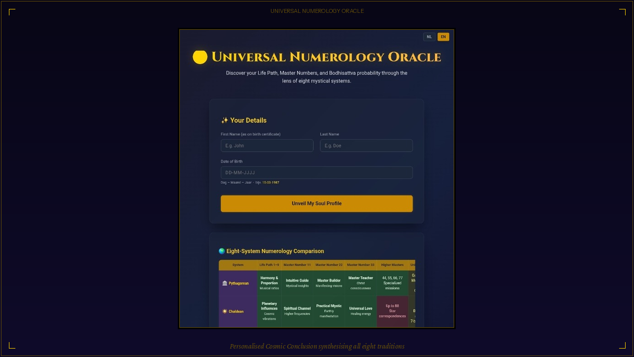 Devlog: Why I Combined 8 Ancient Numerology Systems Into One Oracle ...