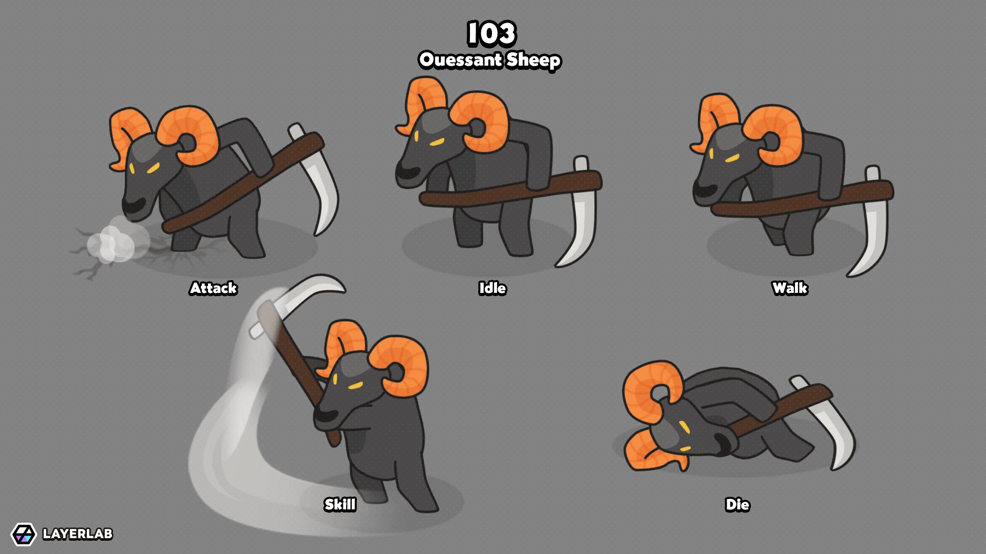 2D Minimal - Boss Monsters by LAYERLAB