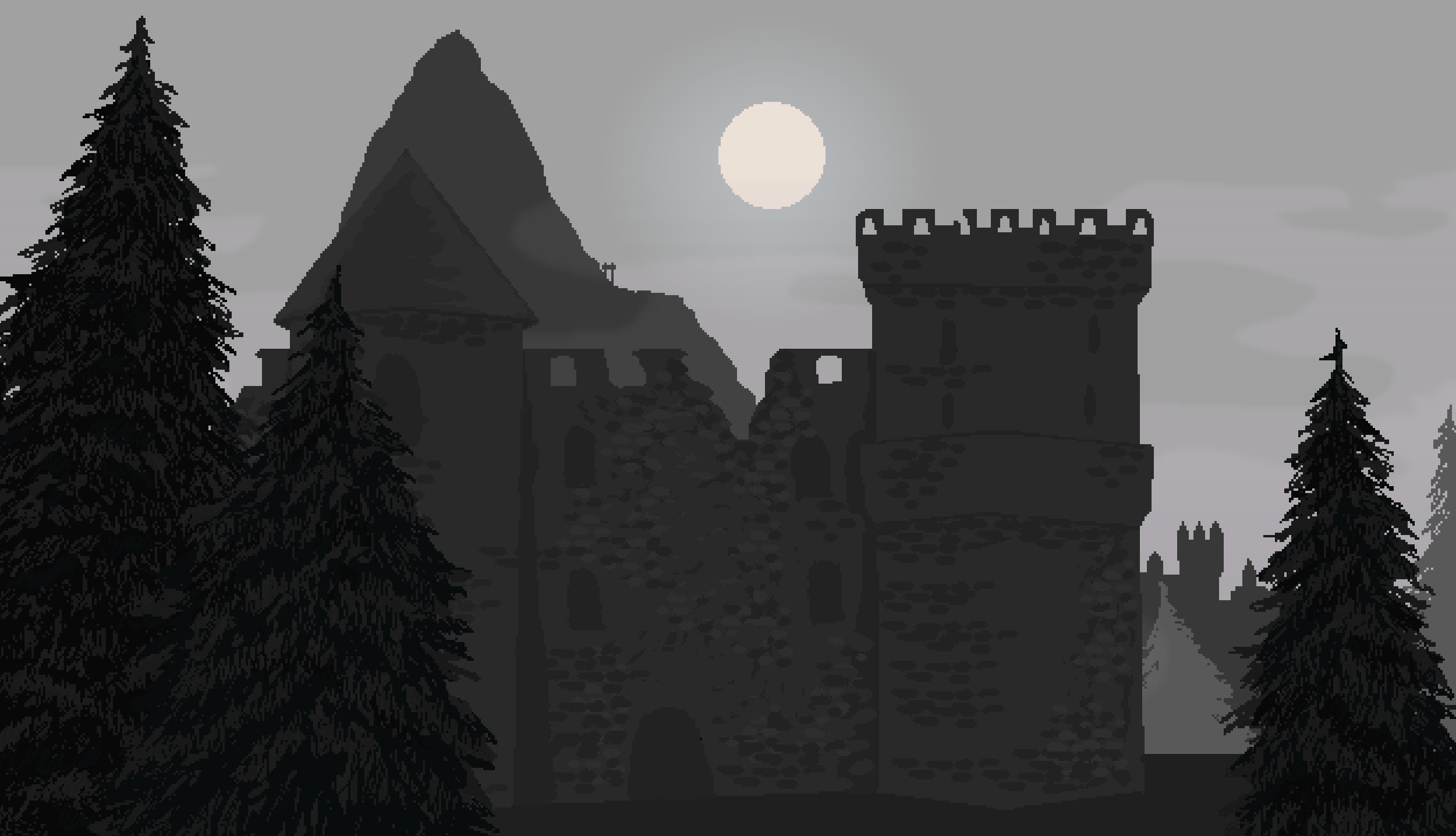 Spruce Castle Background Asset Pack by Myaumya