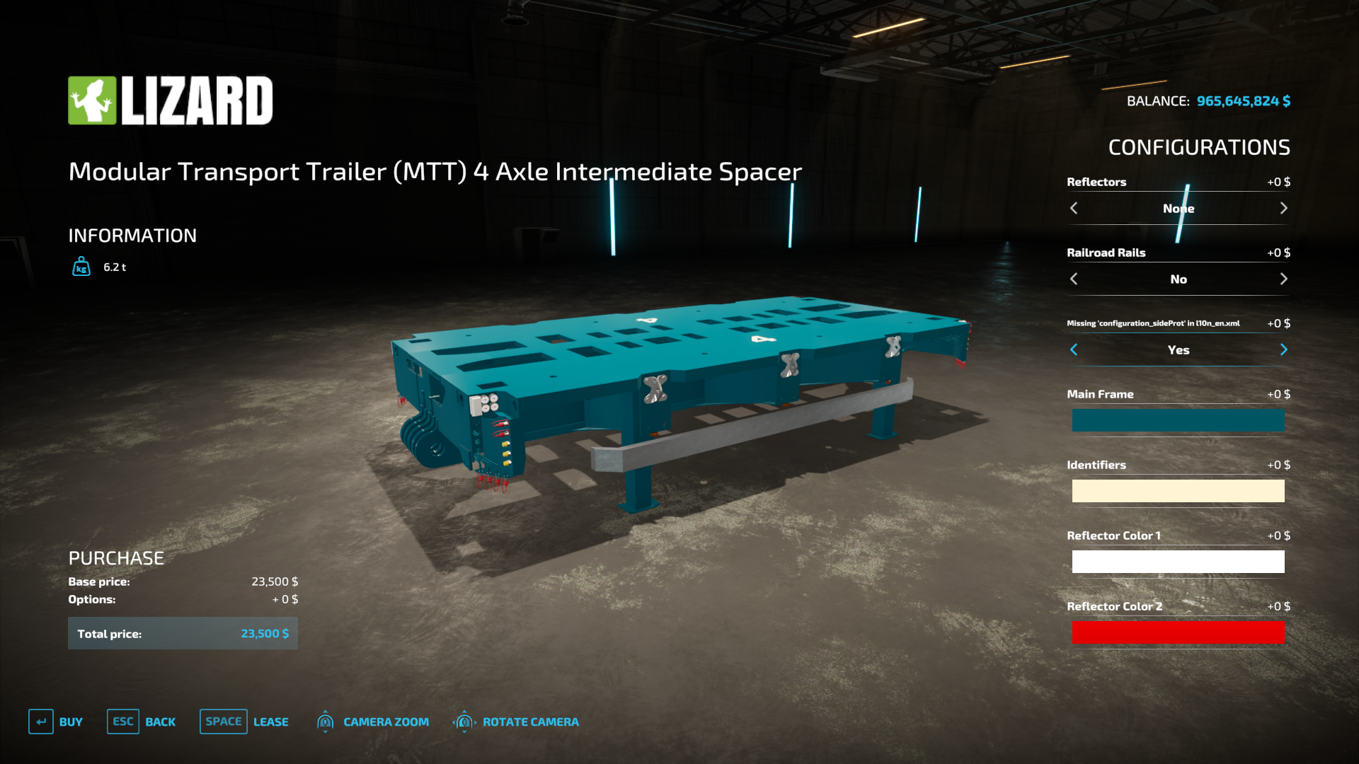 FS22 Goldhofer Spacers v1.0.0.1 by Critical Lift and Transport Sim Team