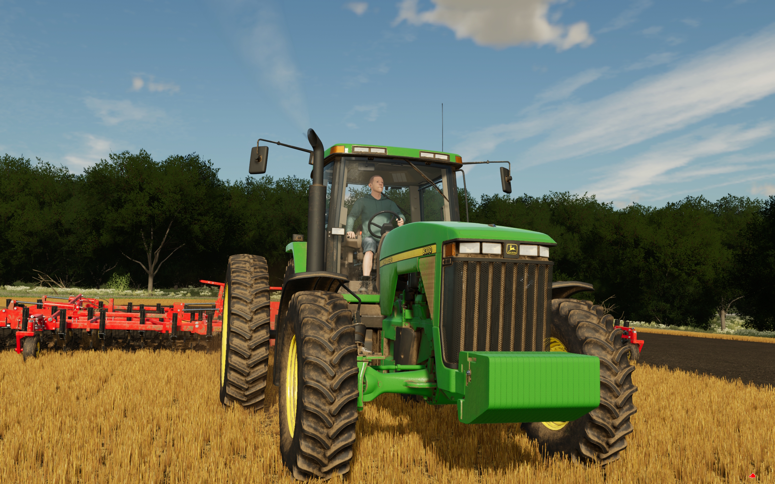 FS22 John Deere 8000/8010 Series US v.2.0 by Green Acres Modding
