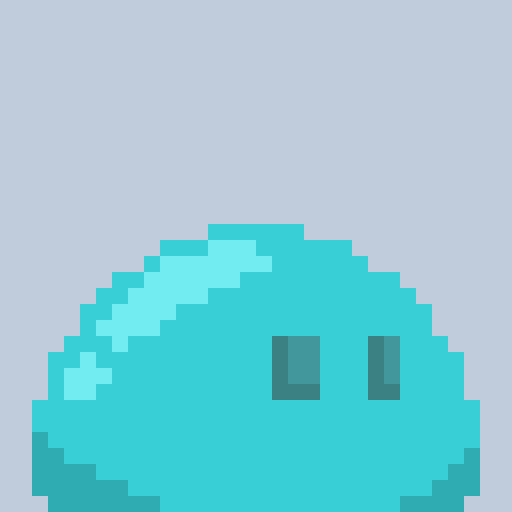 Simple Pixel Art Slime Animations by bYubel