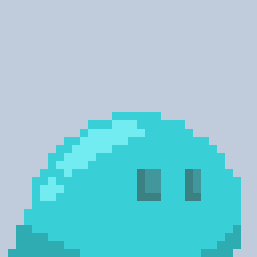 Simple Pixel Art Slime Animations by bYubel