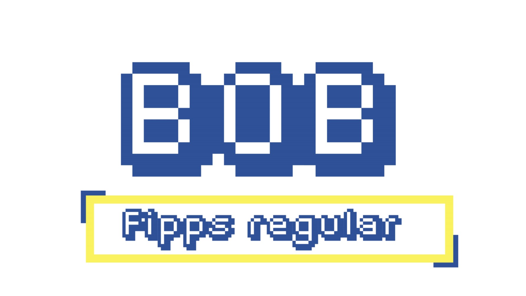 Free Pixel Font For Your Game Project by BOB GAMES STUDIO