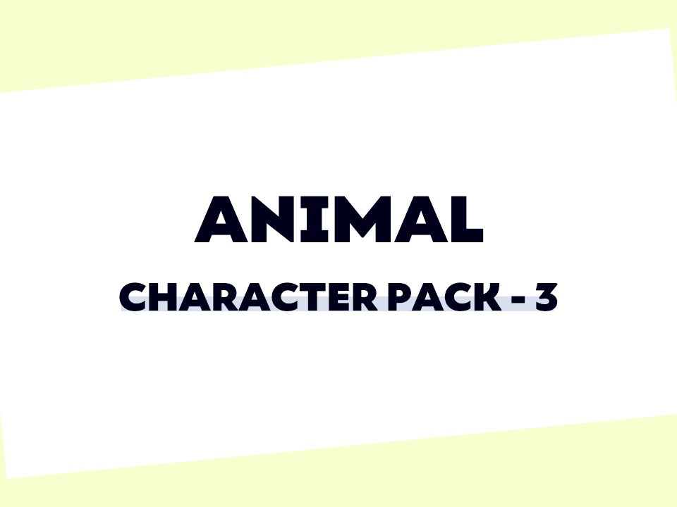 Animal Character Pack - 3 by redipx