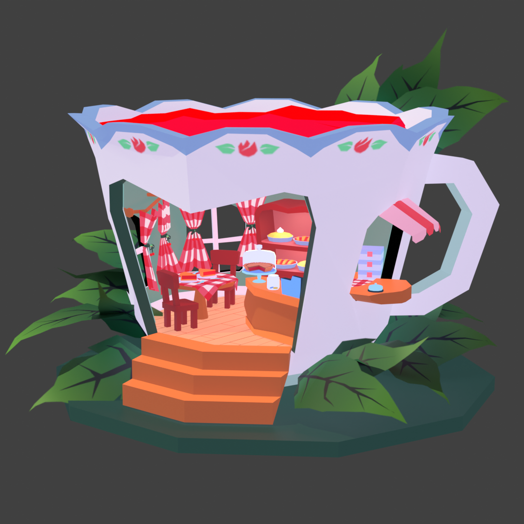 AshNeal: teacup pie shop asset by PichiSoExtra