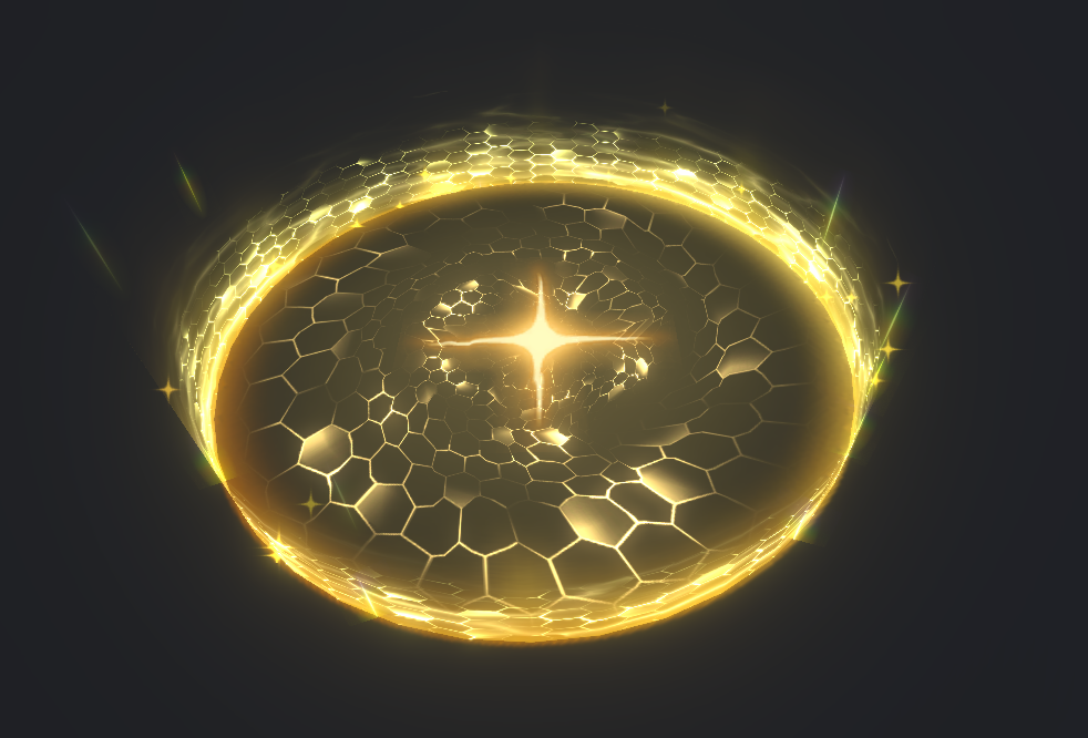 Unity Game VFX - Magic Barrier by Eric Wang_Unity VFX Artist