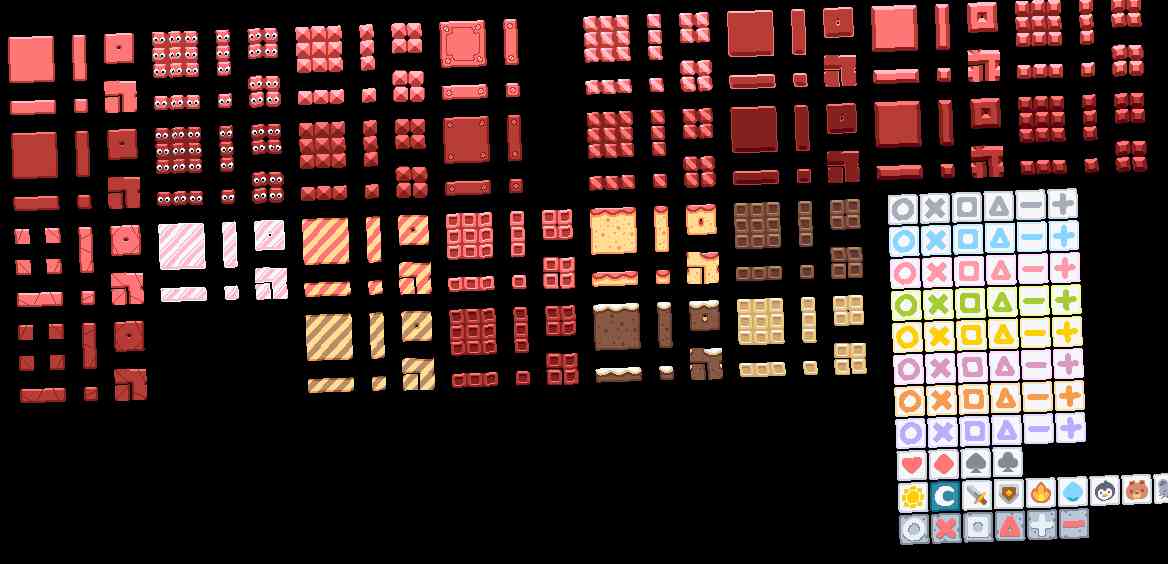 Blocks Puzzle & O-X Game Assets by Alb_pixel Store
